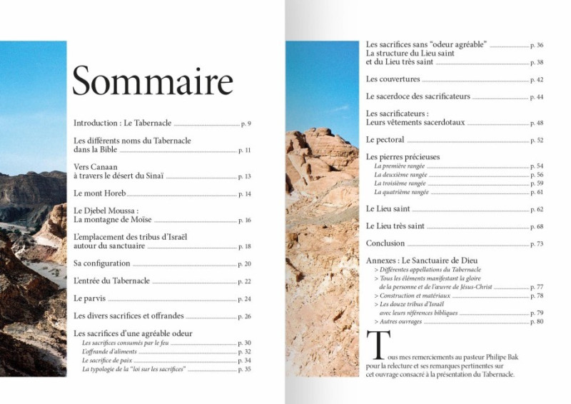 TABERNACLE (LE) - SANCTUAIRE DE DIEU AU MILIEU DE SON PEUPLE - NOUVELLE EDITION AUGMENTEE ...