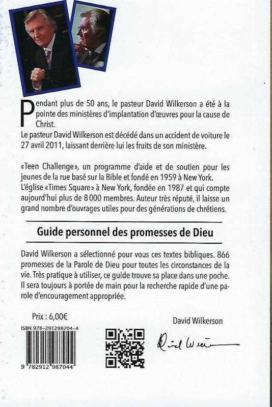 GUIDE PERSONNEL DES PROMESSES DE DIEU (LE) - 866 PROMESSES DE LA PAROLE ...